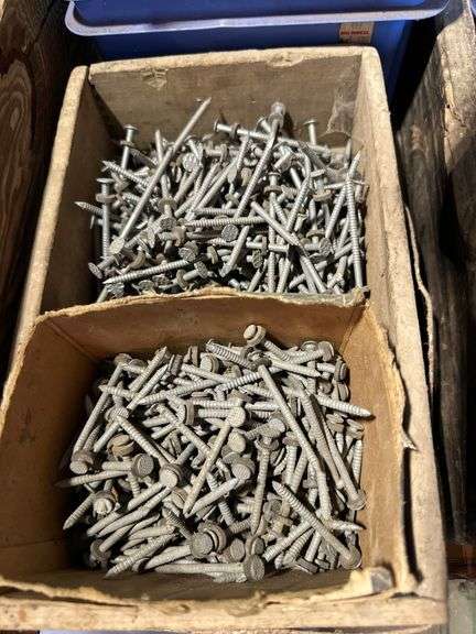 (4)-Boxes of Nails - Albrecht Auction Service