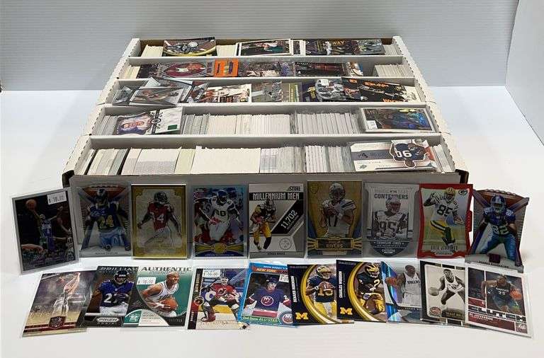 Approx. (5,000) High end football and basketball cards, includes: 2012 ...