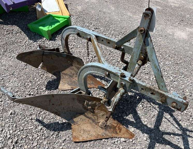 Ferguson tractor 3-point plow, 2-bottom, one of the blades needs to be ...