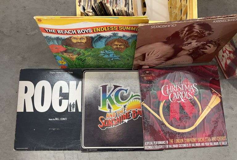 Various vinyl music records, good - Albrecht Auction Service