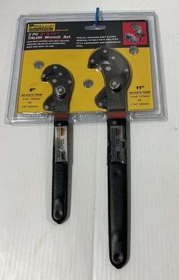 2-Piece Professional Talon Wrench Set, includes: One- 8", and One- 11 ...