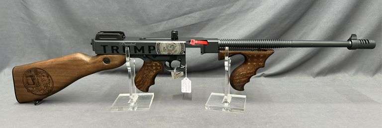 Auto Ordnance Thompson 1927A1 Semi-Auto Tommy Gun, .45 ACP with 50 ...