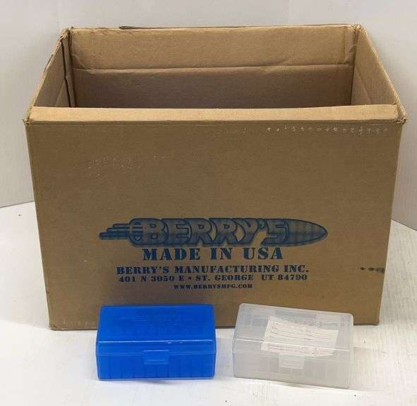 (26) New Bettys .38/357 Plastic Ammo Boxes, Each Holds 50-Rounds ...