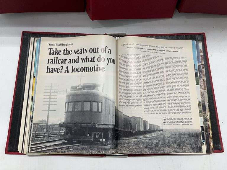 Full year of "Trains Magazines", comes with binders, includes: 1972 ...