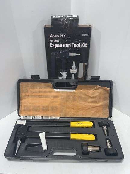 Apollo PEX expansion tool kit for use with plastic PEX water pipe ...