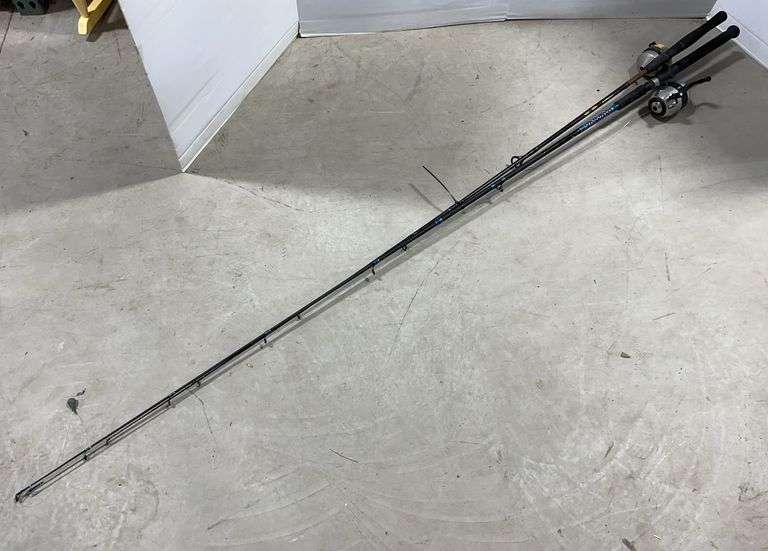 (2) Fishing poles, 1- Zebco 888 with Ugly Stick rod, both 6'6", used ...