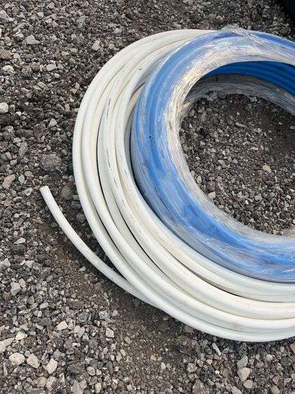 (2) Partial rolls of PEX water lines, includes: 1- Blue, and 1- White ...