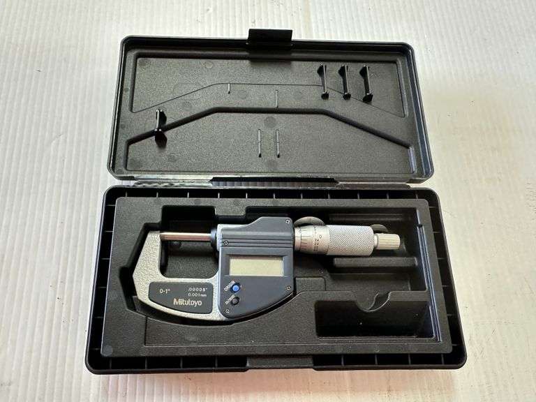 Mitutoyo 0-1" Digital Micrometer, Needs a Battery - Albrecht Auction ...