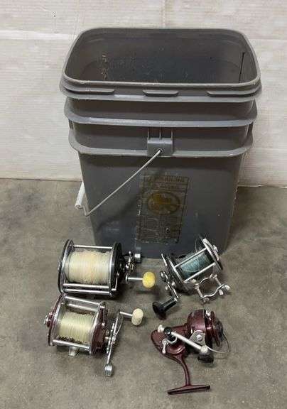 (10) Fishing reels, some older and some will need repairs - Albrecht ...