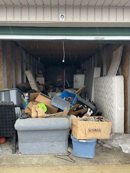 Storage Unit No. 9, 10' x 30' unit, full of household items and ...