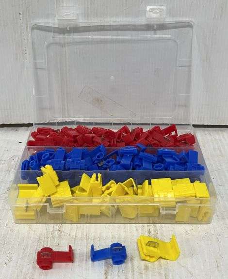 Quick splice solderless snap wire connector, 3 types, 120-piece ...