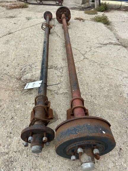 Mobile Home Axles, 88" Between Hubs - Albrecht Auction Service
