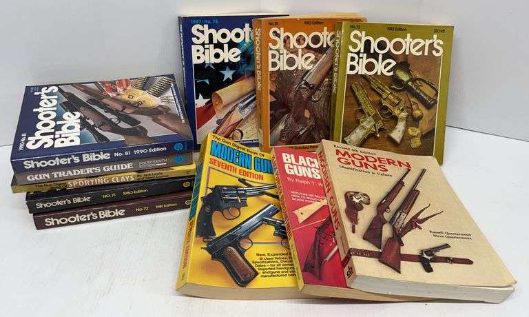 Various Books, Include: Shooter's Bible Books from 1980, 1981, 1982 ...