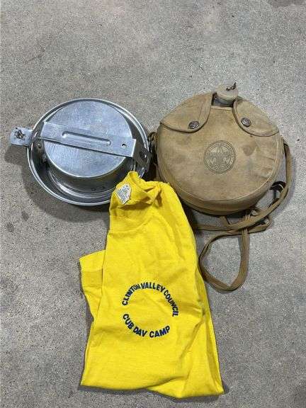 (7) Boxes of Boy Scout/Cub Scout memorabilia, includes: Pinewood Derby ...