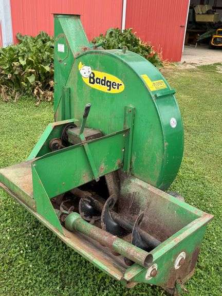 This item Selling ABSOLUTE! ~~~ Badger Blower, 540 PTO, Excellent Condition, Always Housed ...