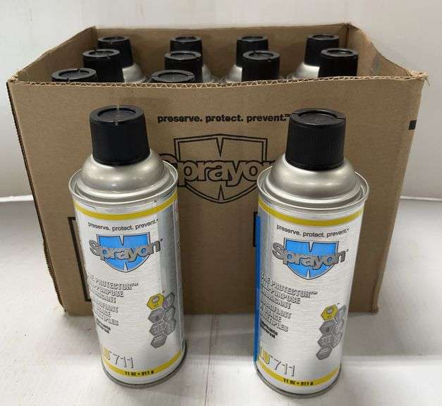 (12) 11 oz. Spray-On LU711 sprayon lubricant, new - Albrecht Auction ...