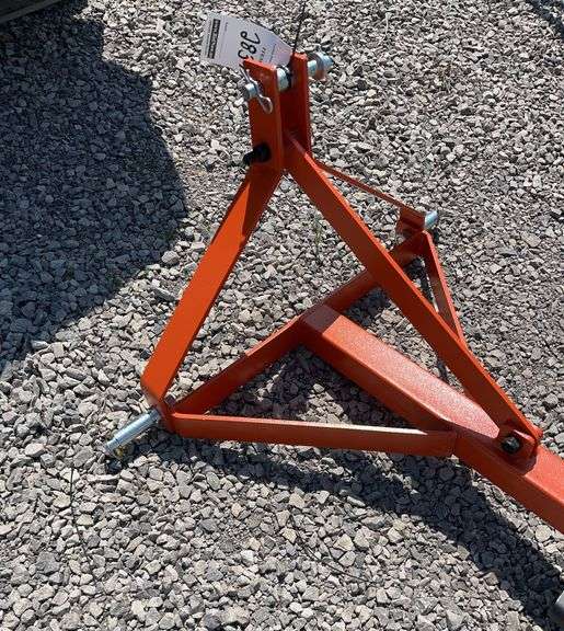 60" Landscape rake for tractor, 3-point tow-behind lawn dethatcher ...