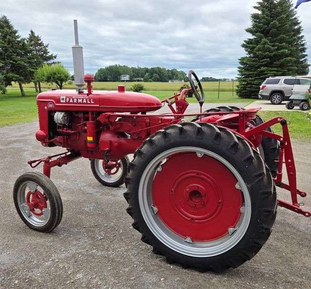 Farmall Super AV Tractor, New Tires, New Rims Front and Rear, Complete ...