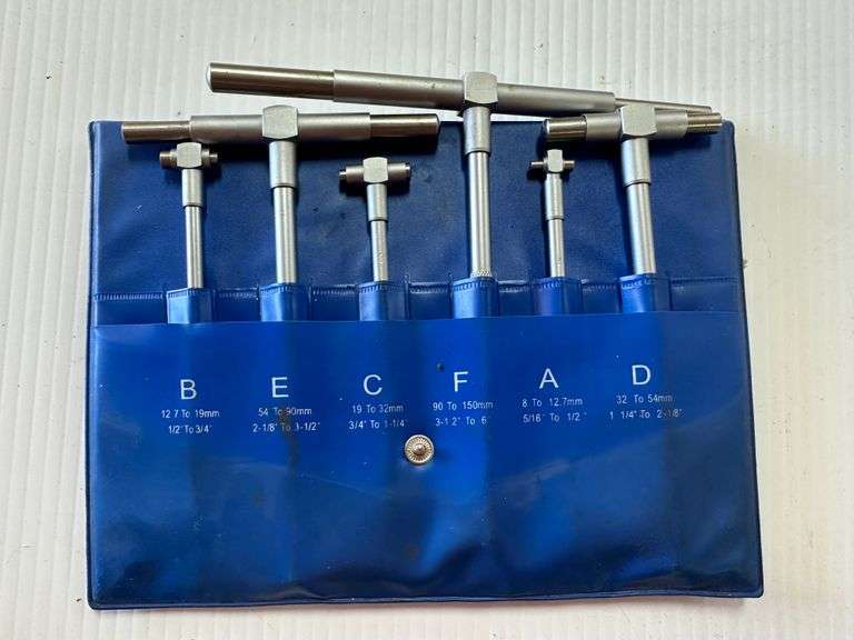 Shars Radius Gage Set; Telescoping Gage Set; Angle Gage Set; Feeler ...
