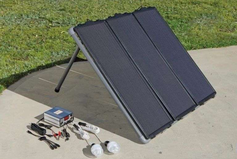 Thunderbolt Magnum 45W solar panel kit, includes 3-panels, charge ...