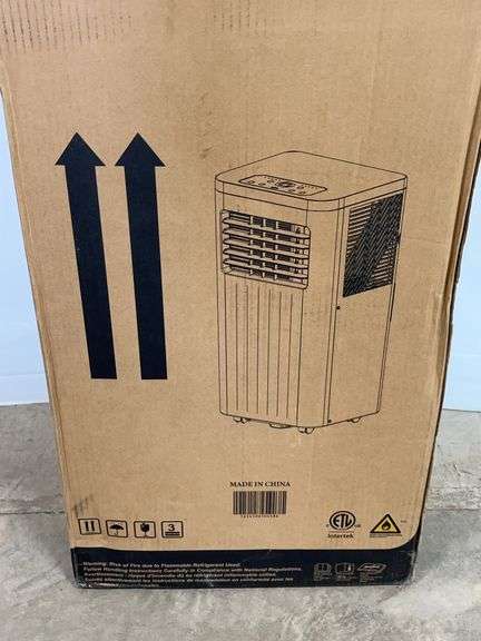 Cowsar 8000 BTU portable roll-around AC unit, quiet 54 DB, cools up to ...