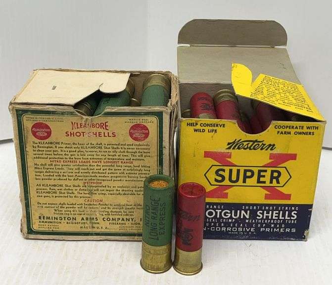 Older Shotshell Boxes, Includes: Remington 12-Gauge 00-Buck, and ...