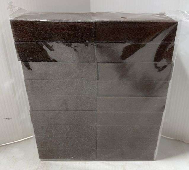 (18) Sandpaper sponge blocks, 60, 80, 100, 120, 180, and 220 Grit, new ...