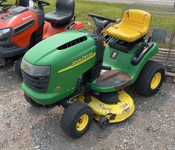John Deere L108 riding mower, 18.5 HP, 42" cut, runs and mows well ...