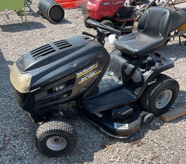 Yard Machines MTD 21 HP auto drive lawn mower, 46" cut, needs battery ...