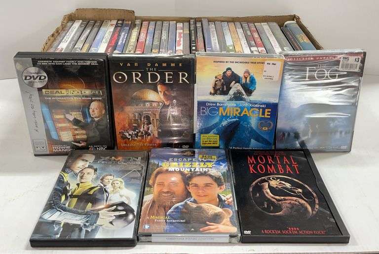 Box of DVDs, works - Albrecht Auction Service