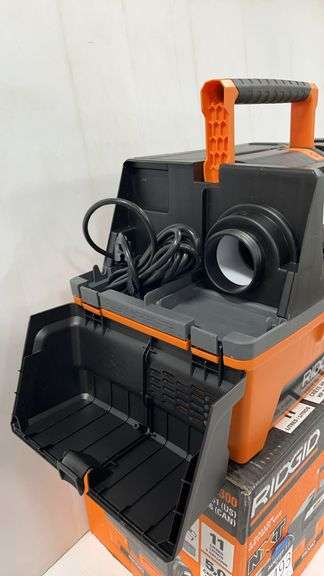 RIDGID 3-Gallon shop vac wet/dry, 5" peak horsepower, NXT dual flex ...