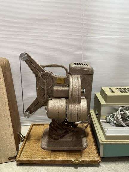 Argus slide projector, and a Kodak 8mm K-70 projector, up to 15"H, both ...