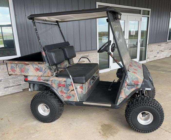 1990 EZ-Go Marathon golf cart, 2-stroke engine, pre-mix gas, runs and ...