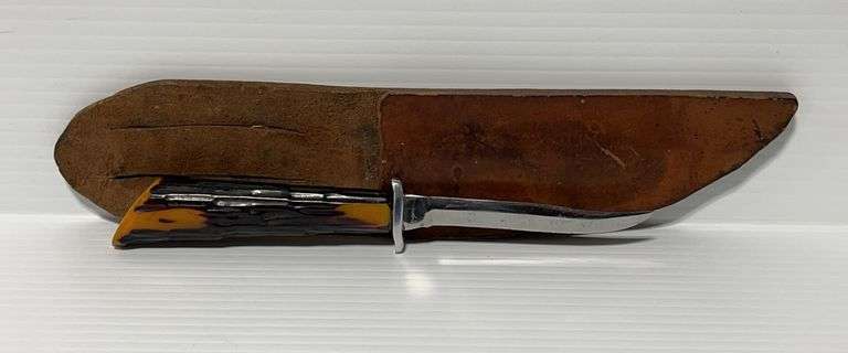 Older Weske USA Skinning Knife, 7"L overall - Albrecht Auction Service