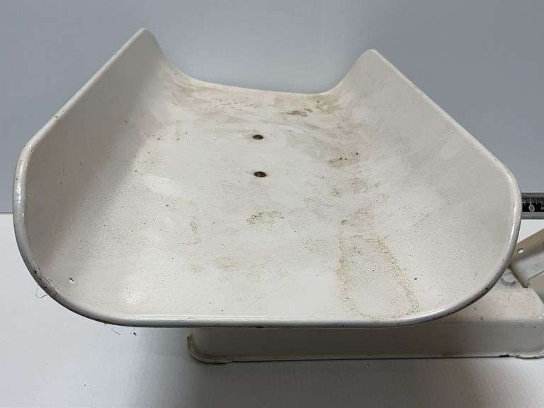 Older Detecto Beam Type baby scale, 20"W x 19"D, seller states seems to ...
