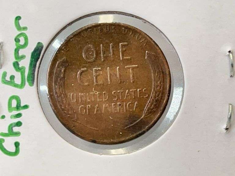 (20) Error wheat coins - Albrecht Auction Service