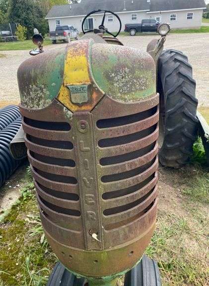 Oliver 77 Tractor, Back Tire Flat and Needs a Rim, Not Stack Engine ...