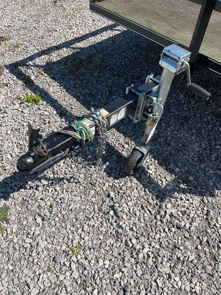 2014 Tow-a-Long utility trailer, 5' x 8' steel mesh with mesh ramp ...