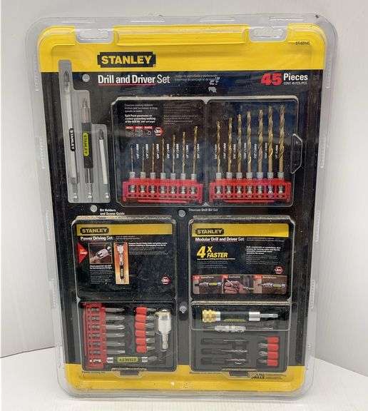 Stanley drill and driver bit set - Albrecht Auction Service