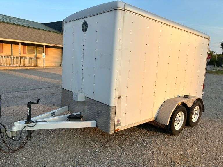 2005 Wells Cargo 6' x 12' Enclosed Tandem Trailer, Excellent Condition ...
