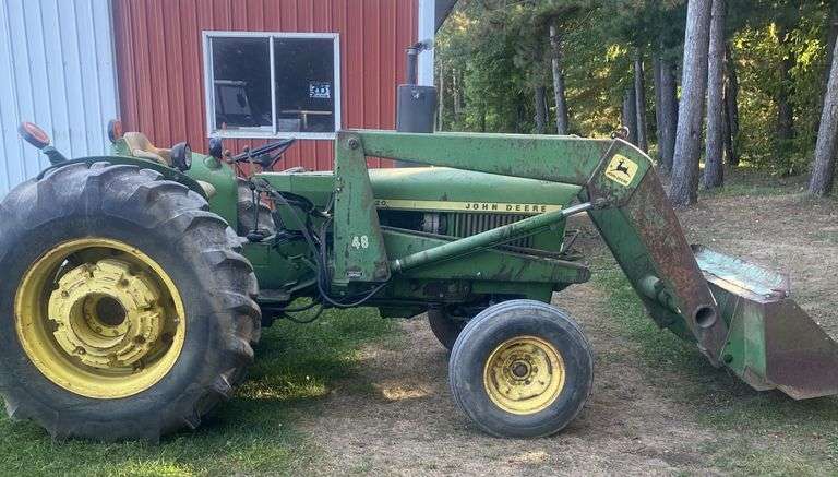 John Deere 1020 Tractor with 48 Loader, Overhauled Two Years Ago, Not ...