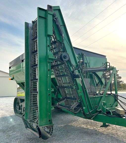 25-Ton+ Crop Cart on Tracks, Currently Set Up for Sugar Beets, Includes ...