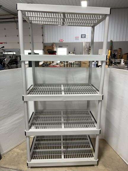 Heavy duty/extra wide 5-shelf storage shelf, 36"W x 24"D x 73"H, great ...