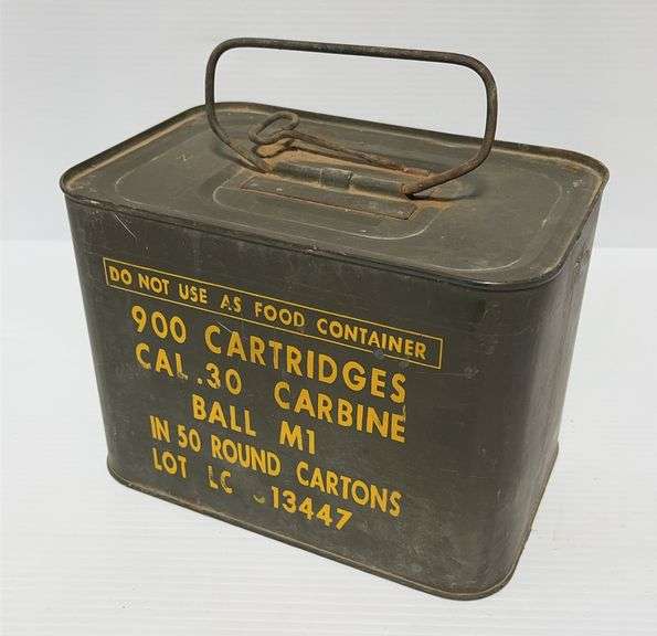 (900) Rounds of .30 Carbine M1 ball ammo in 50-round carton and an ...