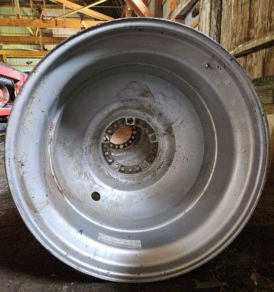 (2)-Case IH Combine Rims, Good Condition, No Cracks, 20.8R42 Tires Used ...