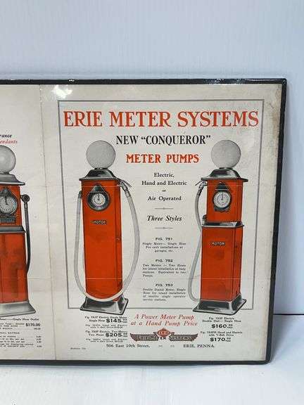 1920s Erie Meter Gas Pumps Sales Display Brochure - Albrecht Auction ...