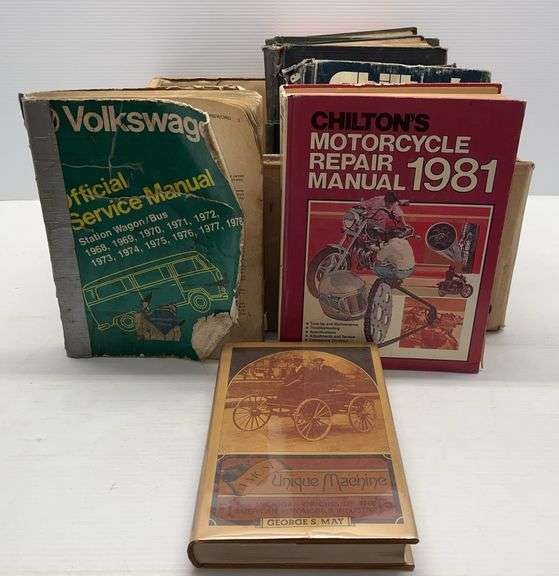 (17) Older auto repair books, including Chilton, heavy wear - Albrecht ...