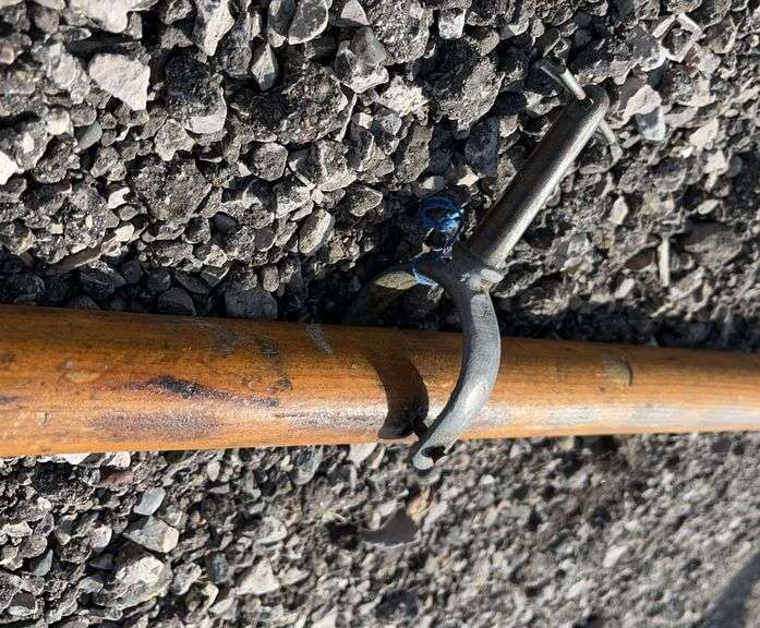 (2) Wood boating oars, 7'L, good - Albrecht Auction Service