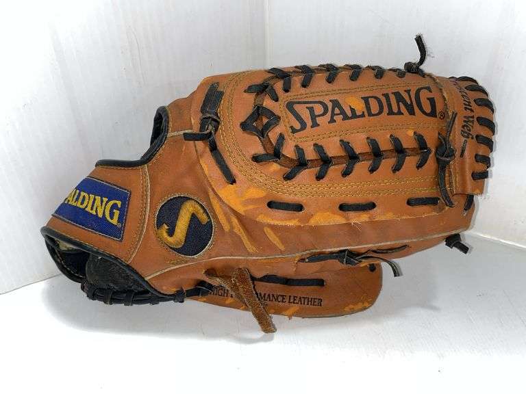 (2) Baseball mitts, adult, right-handed, includes: 1- Spalding, and 1 ...