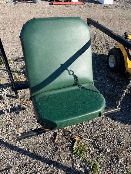 Heavy square tube frame with seat, 37" x 54" x 40", solid, good ...